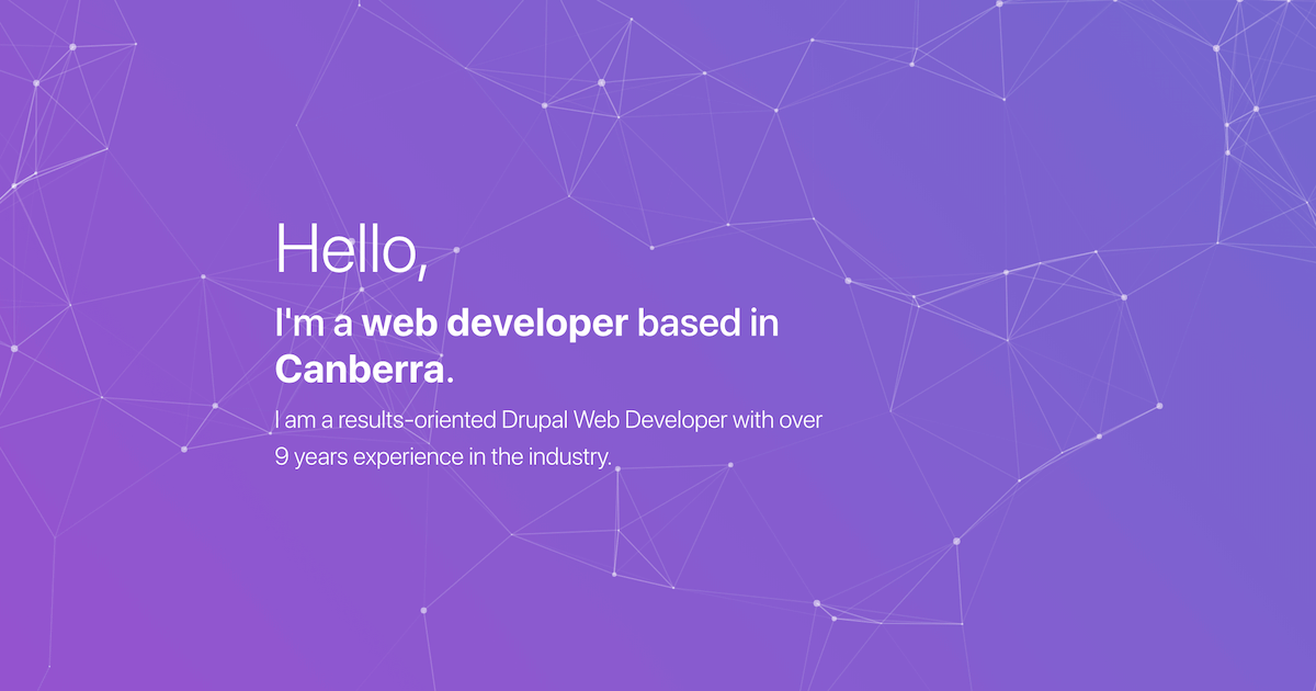 Drupal Developer in Canberra | Marco Gandi
